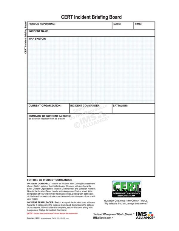 CERT Command Board • IMS Alliance