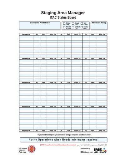 Incident Command Boards NIMS Passport Accountability Firefighters ICS