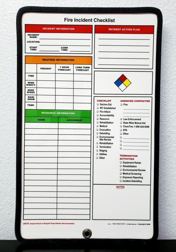 Fire Incident Command Board • IMS Alliance